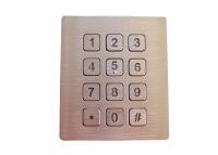 China Panel Mounting Backlit USB Keyboard Waterproof Illuminated With 0.45mm Stroke for sale