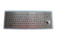 China Numeric Keys Stainless Steel Keyboard USB PS2 With 25.0mm Trackball for sale