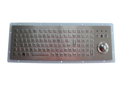 China Numeric Keys Stainless Steel Keyboard USB PS2 With 25.0mm Trackball for sale
