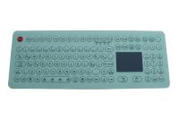 China Oil Proof Industrial Membrane Keyboard Panel Mounting With Touchpad IP67 for sale