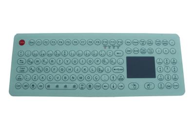 China Oil Proof Industrial Membrane Keyboard Panel Mounting With Touchpad IP67 for sale