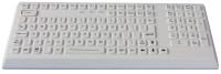 China IP68 Silicone rubber 106 keys dynamic rated and ruggedized military grade keyboard for sale