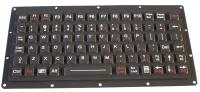China 81 Keys Durable IP65 Waterproof Military Mini Silicone Ruber Keyboard For Ruggedized Computer for sale