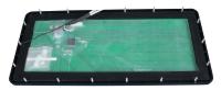 China 120 key illuminated rubber ruggedized keyboard with sealed touch pad for sale