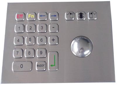 China IP65 304 stainless steel  trackball pointing device mouse USB interface for sale