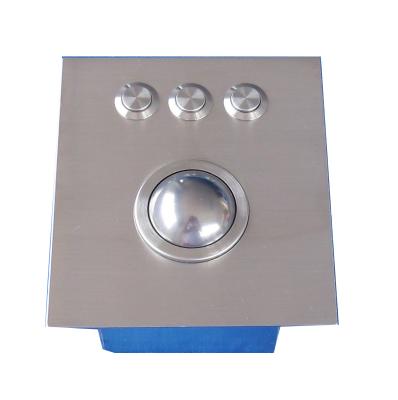 China IP65 dynamic vandal proof top panel mount military 38mm Trackball Pointing Device for sale