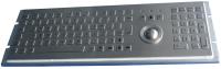 China IP65  Ruggedized Keyboard  with Fn keys and trackball and rear panel mounting for sale