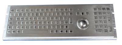 China IP65  Ruggedized Keyboard  with Fn keys and trackball and rear panel mounting for sale