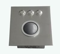 China IP68 washable metal resin  Optical Trackball Pointing Device Anti - vandal for sale