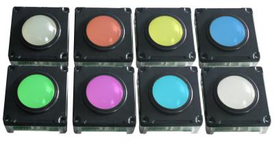 China IP65 static 38mm Mechanical Trackball Module with touch changeable chameleon backlight for sale