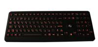 China Industrial  illuminated  backlight medicalkeybord  with  optical trackball for sale