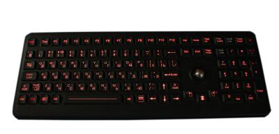 China Industrial  illuminated  backlight medicalkeybord  with  optical trackball for sale