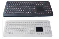 China IP68 waterproof industrial rubber medical keyboard with backlit touchpad for sale