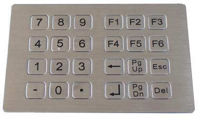 China Stainless steel metal keypad for kiosk for sale