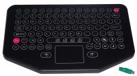 China Water proof movable desktop industrial membrane keyboard with sealed touchpad for sale