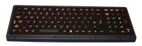 China 103 keys explosion proof Industrial marine keyboard with red backlight for sale