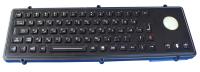 China Farsi black panel mount keyboard / illuminated usb keyboard IEC 60512-6 for sale