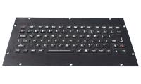 China Durable Vandal resistant black panel mount keyboard integrated with Fn Keys for sale