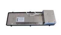 China 71keys reinforced rear panel mount keyboard with LED and trackball version for sale