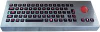 China Waterproof  Stand alone movable Industrial Keyboard With Trackball for Army , Navy for sale