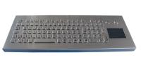 China Washable Vandal Proof Industrial Keyboard with Touchpad and Desk Top in IP68 Waterproof Standard for outdoors for sale