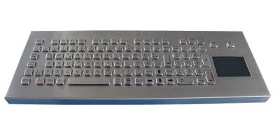 China Washable Vandal Proof Industrial Keyboard with Touchpad and Desk Top in IP68 Waterproof Standard for outdoors for sale
