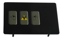 China Industrial explosion proof bank black 3 key metal keypad with USB interface for sale