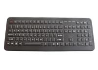 China Dynamic Sealed Silicone Industrial Keyboard 30mA For Ruggedized Computer for sale