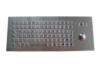 China Industrial Trackball Keyboard IP67 Washable Kiosk 100mA With Separate FN Keys for sale
