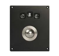 China Black 25mm Military Trackball Vandal Proof With Red Phenolic Resin Mechnical for sale