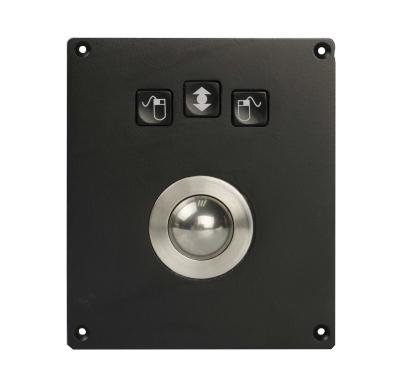 China Black 25mm Military Trackball Vandal Proof With Red Phenolic Resin Mechnical for sale