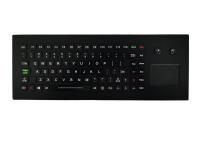 China Military Grade Marine Navy Keyboard Stainless Steel Black Titanium Front Plate for sale