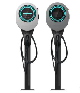China 11kW 400V Floor Standing AC EV Charger Waterproof Design Remote Management for sale