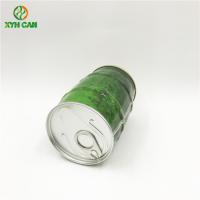 China Tin Boxes for Alcohol Glossy Lamination PMS Printing 65mm Round Tin Cans for sale