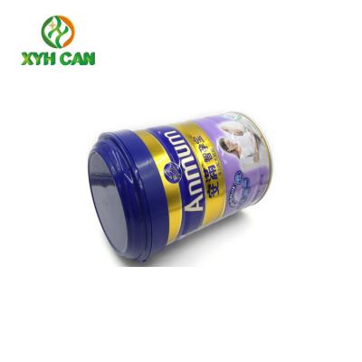 China Tin Gift Boxes for 800g Cookie Food Powder Empty Tinplate Tin Gift Box/Large Tins With Lids OEM Service for sale