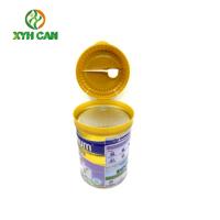 China Safety Large Empty Cookie Tins Packaging / Food Grade Round Biscuit Tin for sale