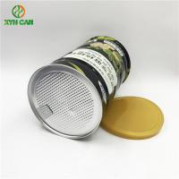 China Milk Powder Tin Can 300g-500g Milk Powder Food Grade Tin Can Plastic Lids Custom Printed for sale