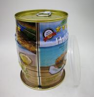 China Coconut Oil Tin Can 400ml Beverage Tin Can Box with SGS Certificate for sale