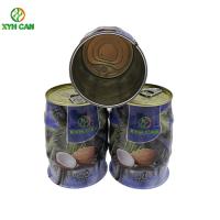 China Drum Shape Coconut Coconut Oil Tin Can Recyclable Coffee Storage Tin for sale