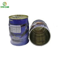 China Drum Shape Coconut Coconut Oil Tin Can Recyclable Coffee Storage Tin for sale