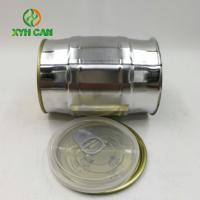 China Commercial Empty Coconut Oil Tin Can  Round Tin Containers CMYK 4C Printing for sale