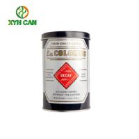 China Coffee Tin Can Novel Design Screw Open Top Empty Tin Can for Coffee Powder for sale
