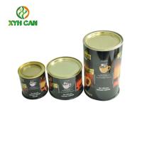 China Coffee Tin Can Novel Design Screw Open Top Empty Tin Can for Coffee Powder for sale