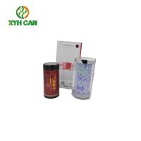 China Tea Tin Can Food Grade Pretty Recycled Materials D83.3×H150 mm for sale