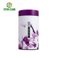 China Tea Tin Can Food Grade Standard Round Tinplate Packaging For Jasmine Tea Black Tea for sale