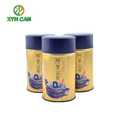 China Tea Tin Can Oriental Classical Style Fashion Tin Cans For Oolong Tea Green Tea for sale