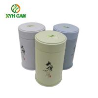 China Tea Tin Can Easy to Carry Small Size Tinplate Material Matting Printing Tin Cans for Longjin Tea for sale