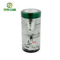 China Tea Tin Can Customized Empty Round Normal Lid Size 90mm 0.18-0.25 mm Thickness for sale