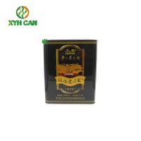 China Olive Oil Tin Can High Performance Square Printed Food Tin Box Oem Service for sale
