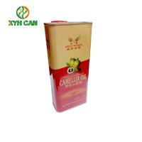 China Olive Oil Tin Can Oil Packaging Rectangular Storage Tin Aluminum Oil Can for sale